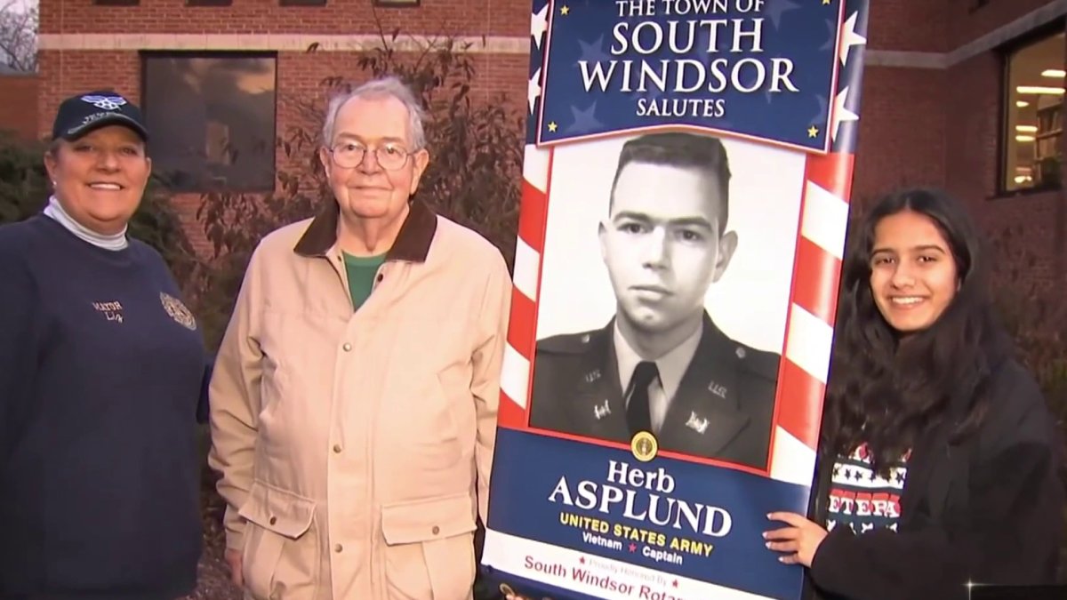 Student leads program honoring veterans with banners in South Windsor ...