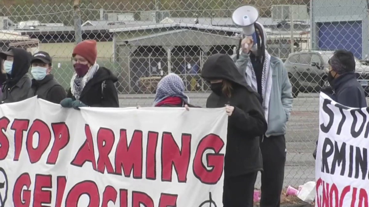 Protest held outside Colt Manufacturing in West Hartford – NBC Connecticut