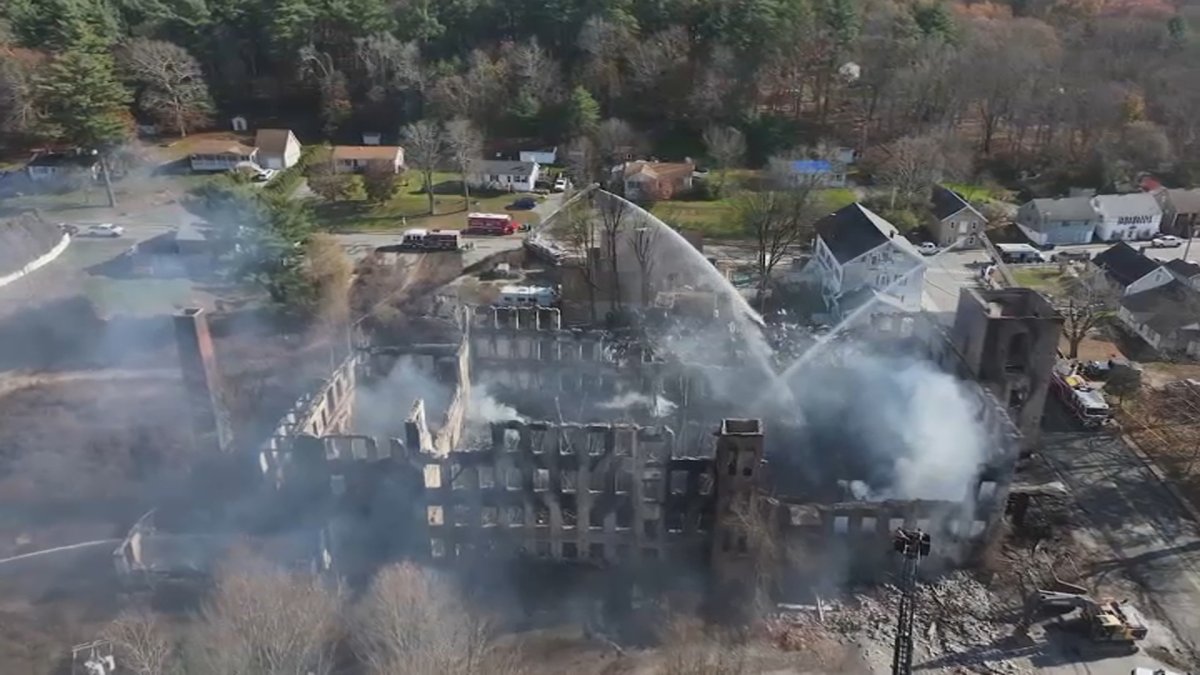 Demolition begins after fire damaged vacant mill in Killingly – NBC ...