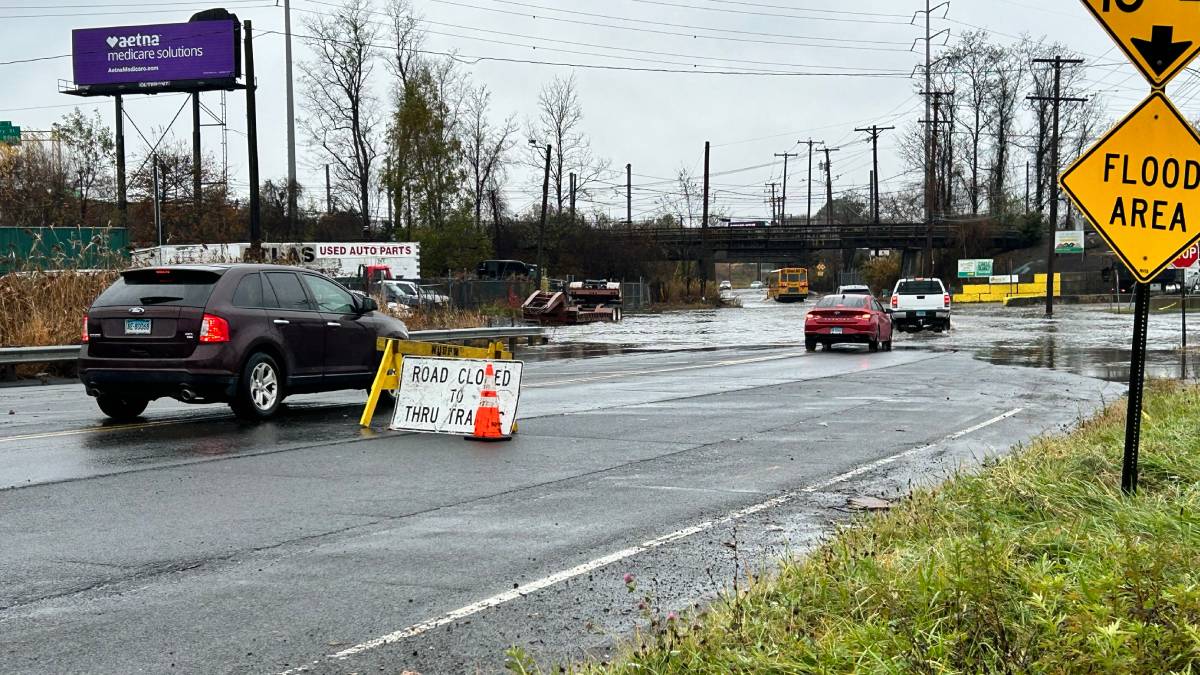 Heavy rain moves out of Connecticut amid busy travel day – NBC Connecticut