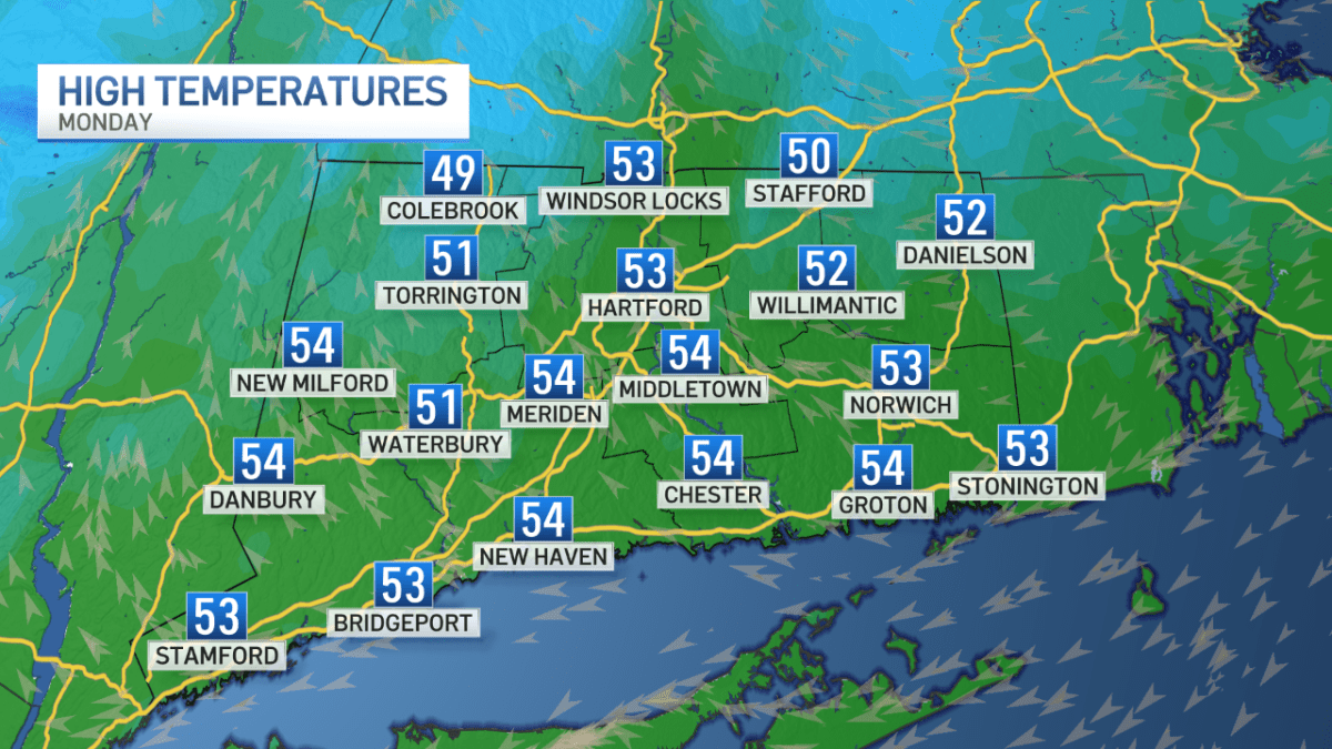 Quiet and mild weather to start the work week – NBC Connecticut