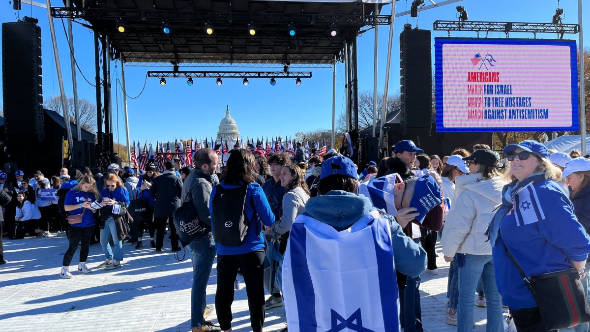 Hundreds from Connecticut head to D.C. for March for Israel – NBC ...