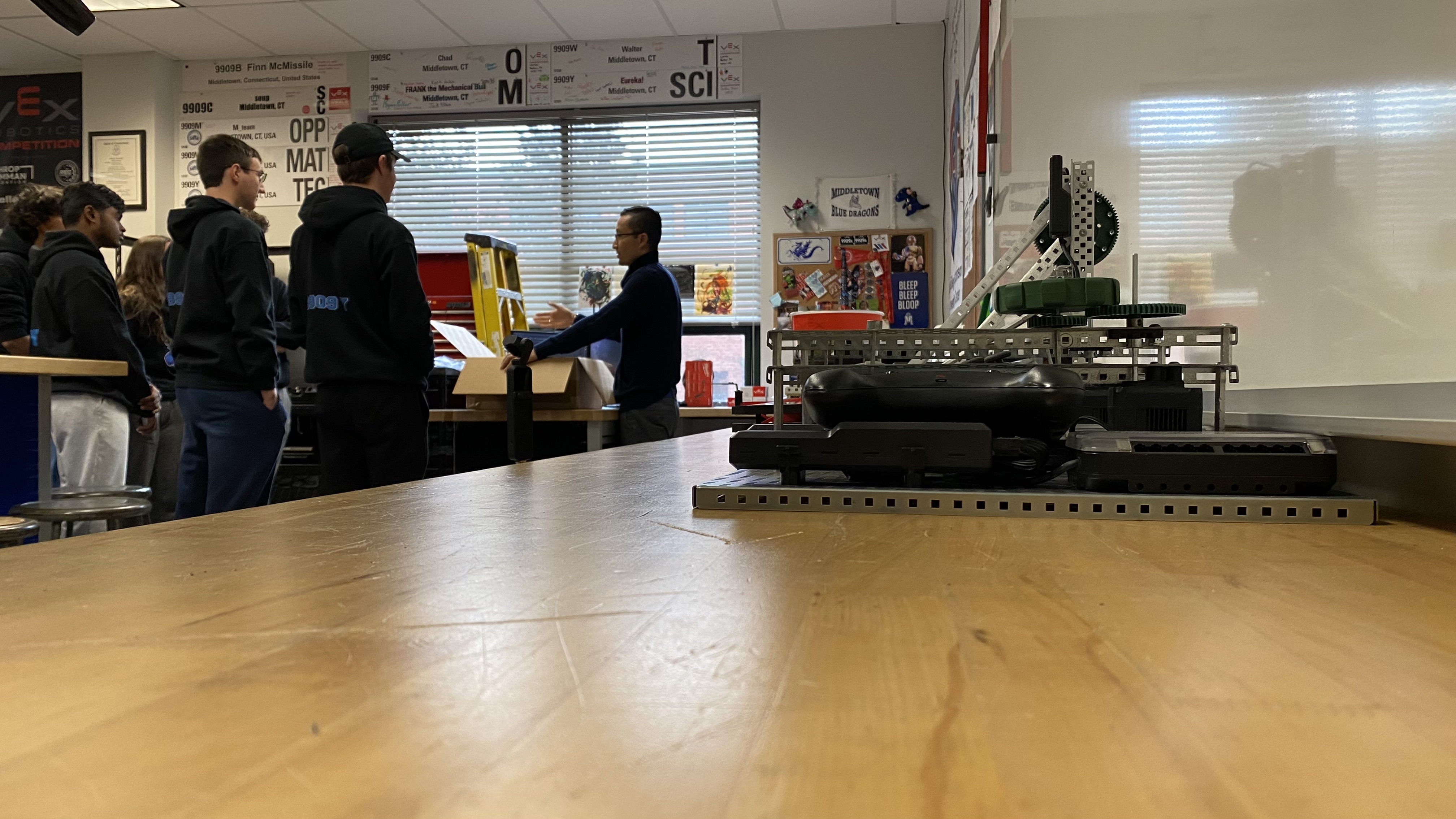 High school students set their eyes on international robotics ...