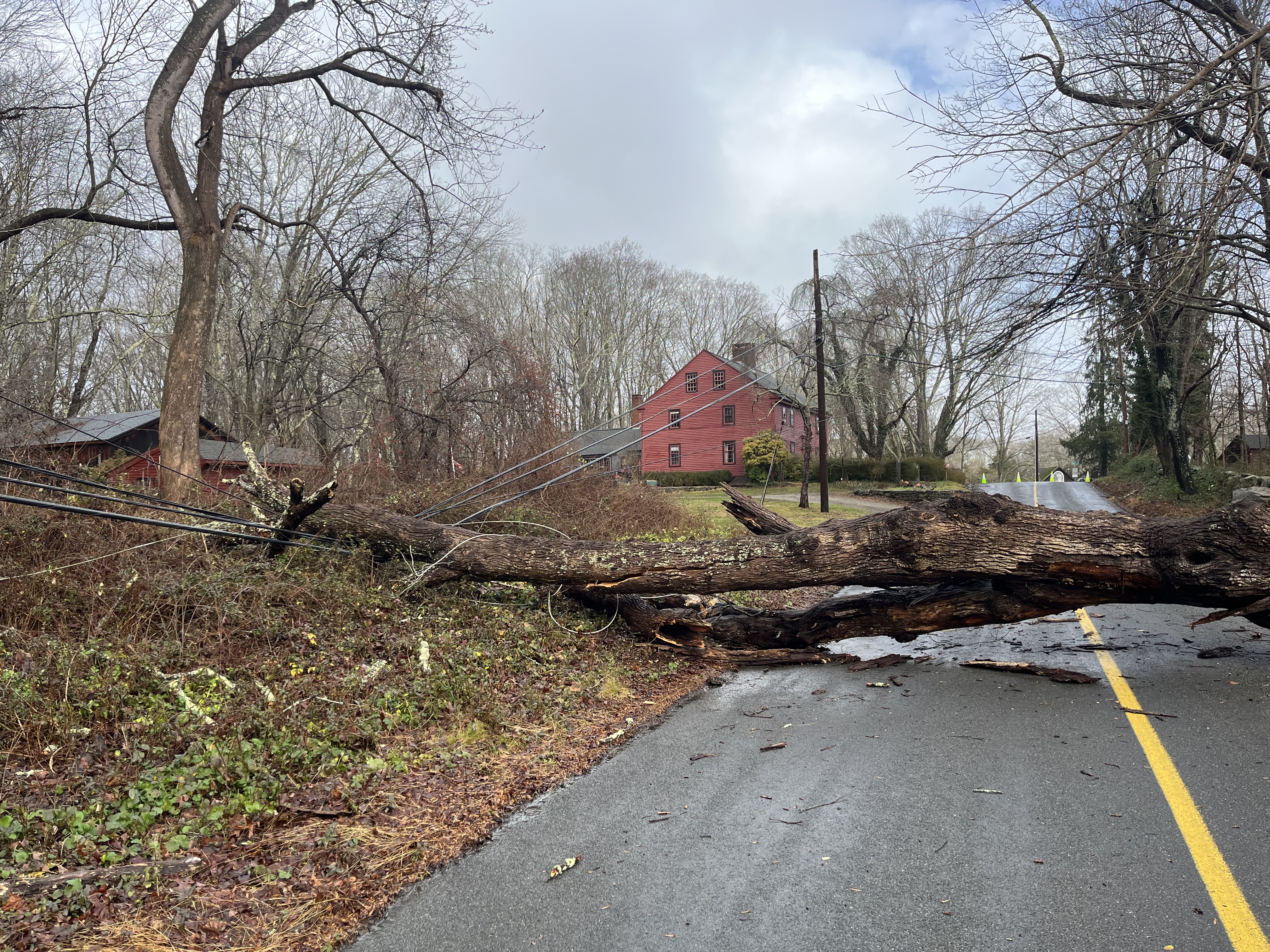 Photos: Rain and wind cause flooding and power outages across the state ...