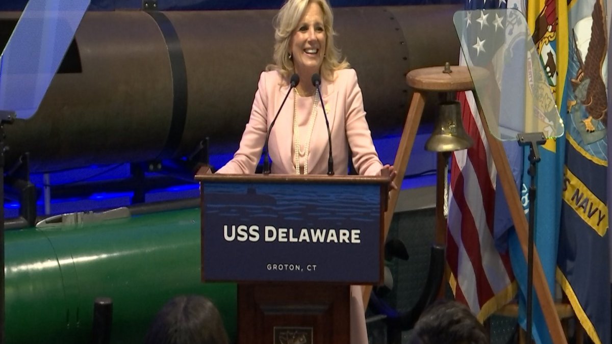 First Lady attends military holiday gathering in Groton – NBC Connecticut