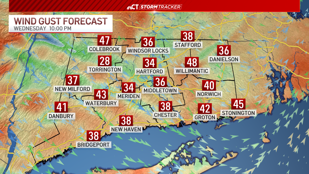 Storm to bring heavy rain, strong wind gusts to the state Wednesday ...