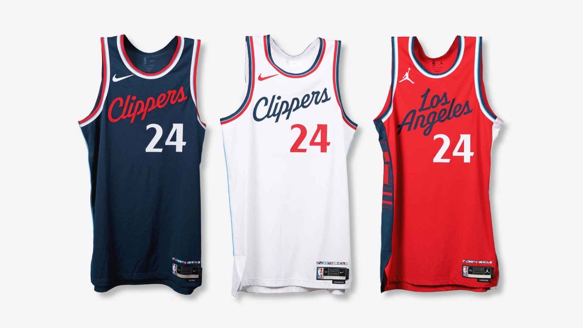 LA Clippers unveil new uniforms, logo and court for 2024-25 – NBC ...