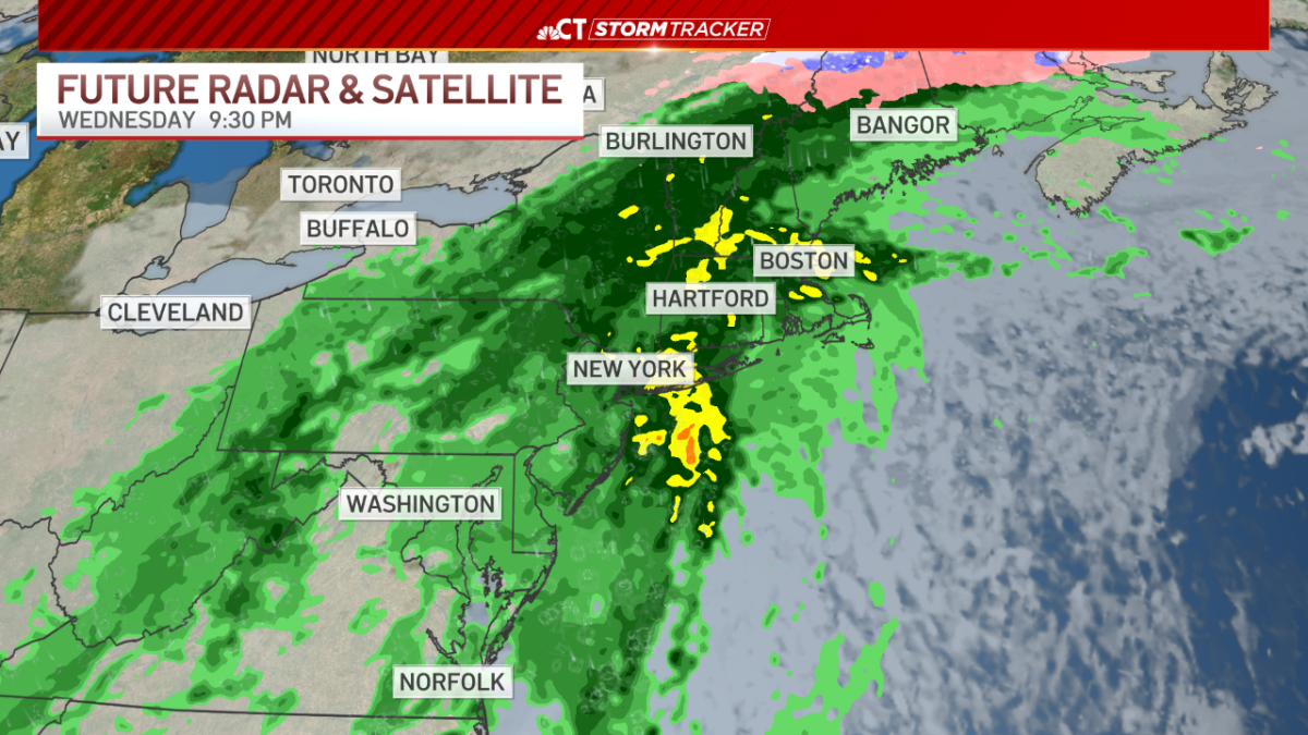 Heavy rain could impact the morning commute – NBC Connecticut