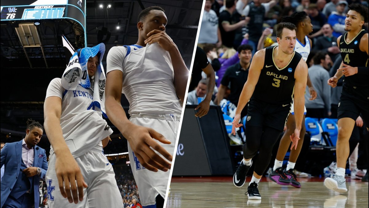 No. 14 Oakland upsets No. 3 Kentucky in first round – NBC Connecticut