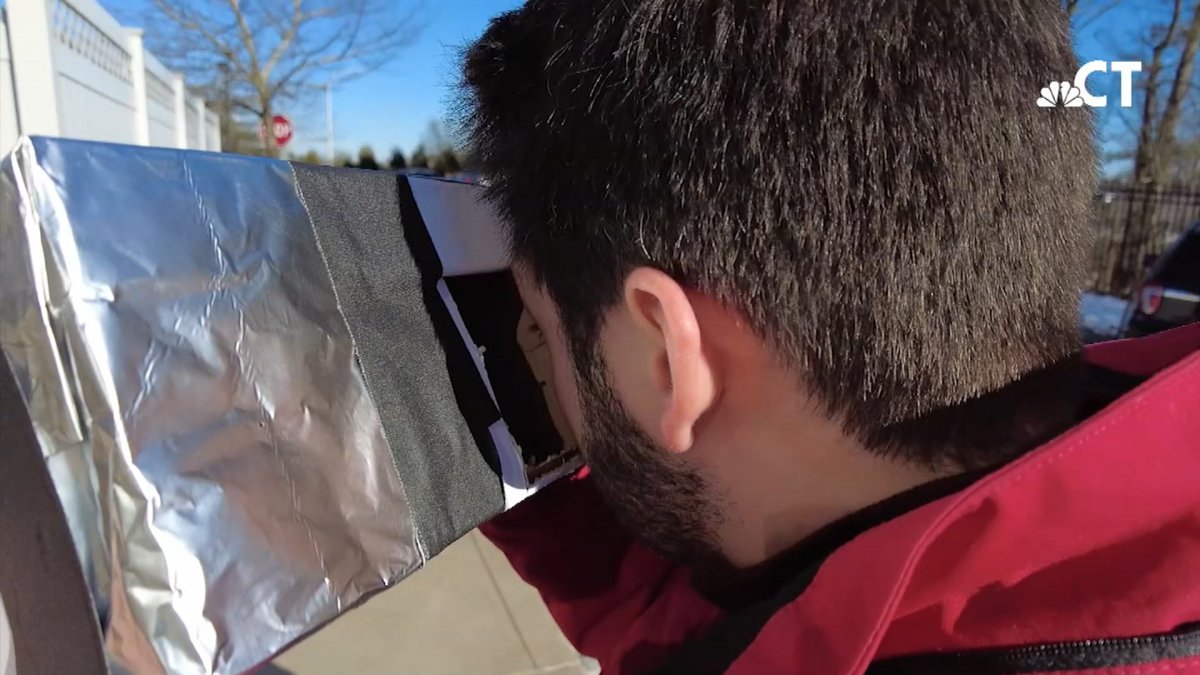 Solar Eclipse 2024: How to make a pinhole projector to safely view ...