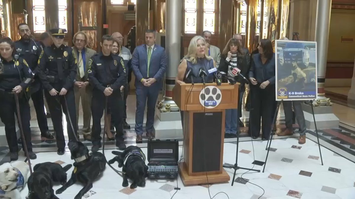 Lawmakers introduce ‘Broko’s bill’ to support cities and towns with K9 ...