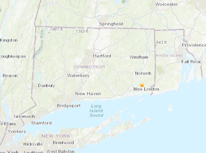 Magnitude 1.8 earthquake recorded near Ledyard – NBC Connecticut