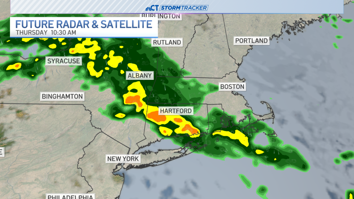Tracking multiple chances for rain for rest of workweek – NBC Connecticut