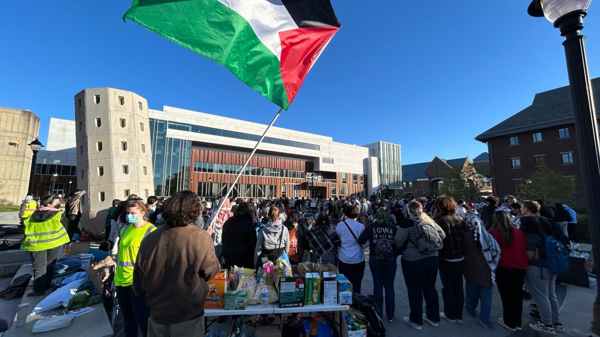 Pro-Palestinian protests continue at UConn for second day – NBC Connecticut