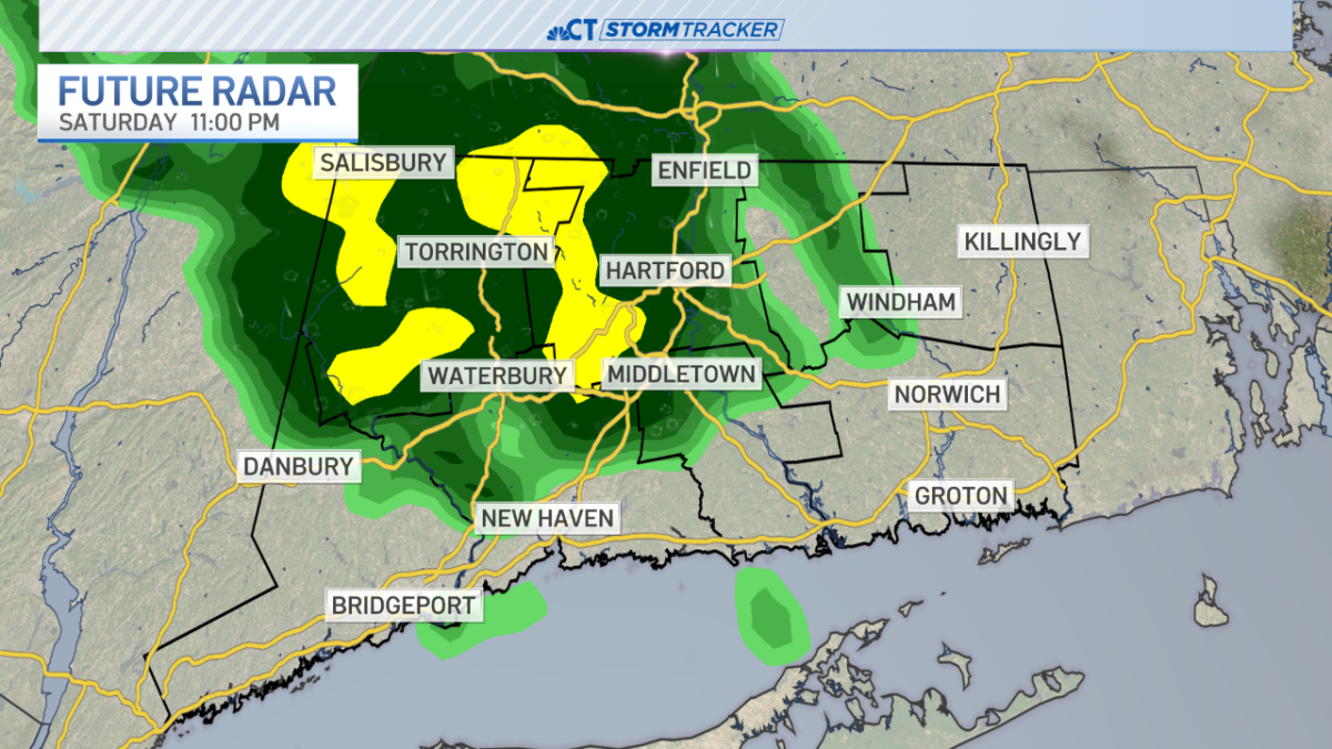 Scattered showers this evening – NBC Connecticut