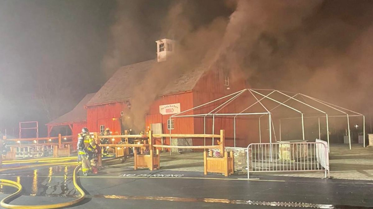‘We will overcome this’: Fire damages barn at Bishop’s Orchards in ...