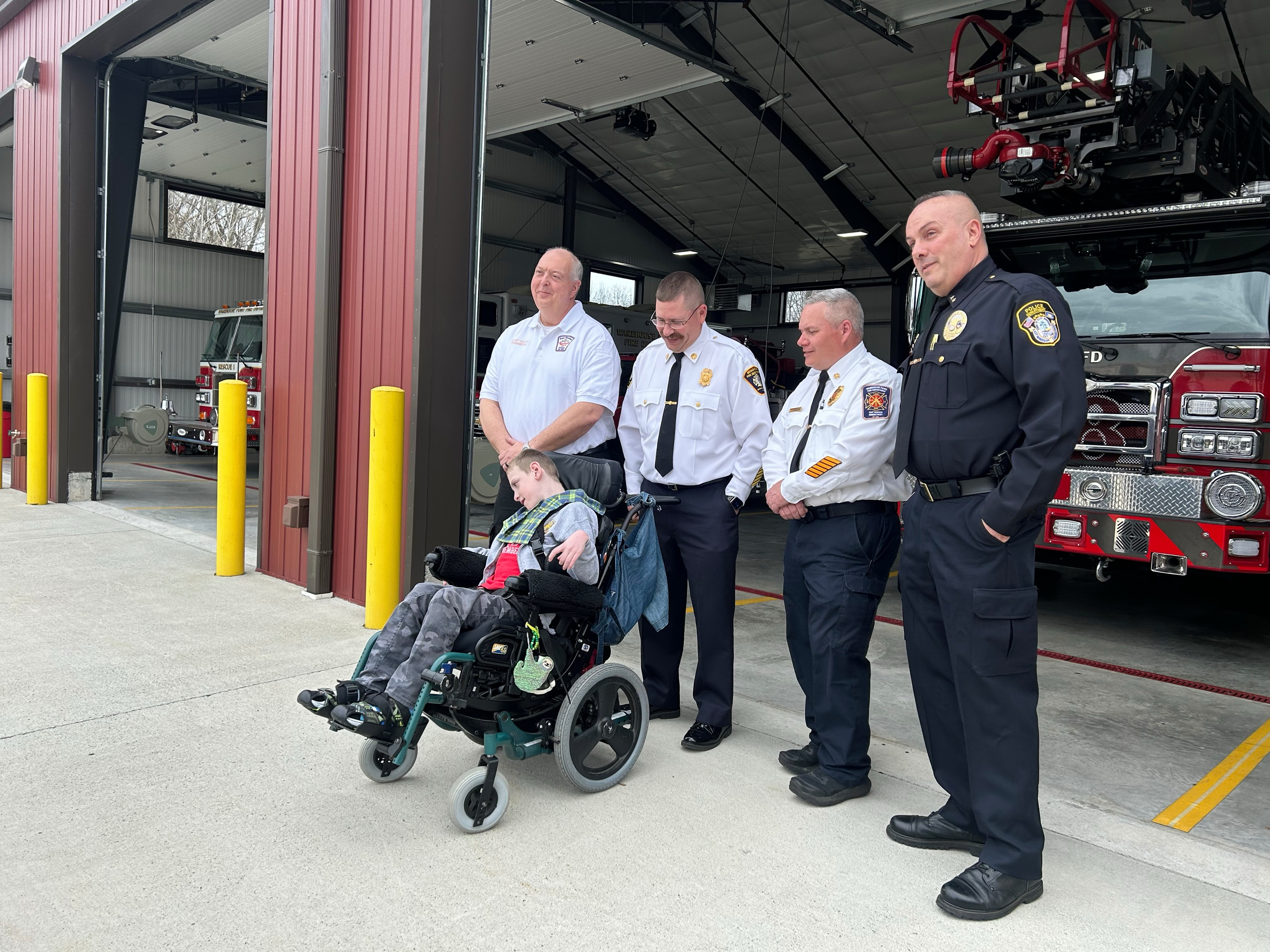 East Windsor first responders help family remodel home for son with ...