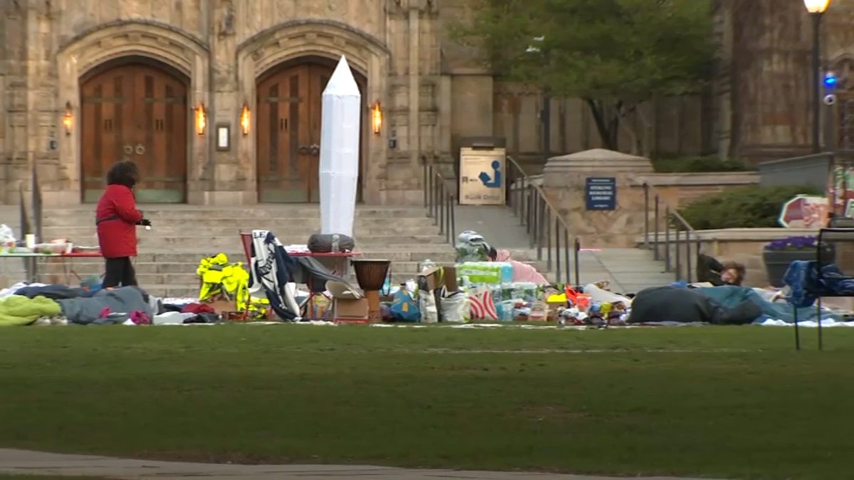 Pro-Palestinian protest continues at Yale – NBC Connecticut