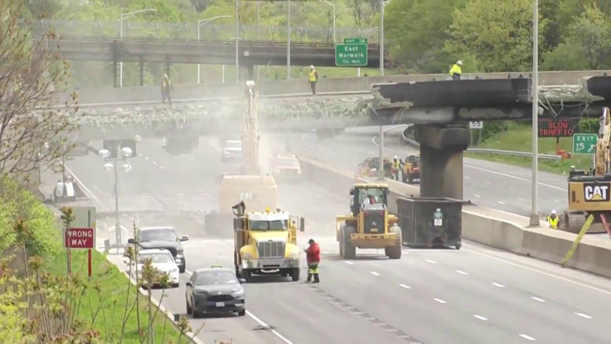 Demolition has begun on bridge over Interstate 95 in Norwalk – NBC ...