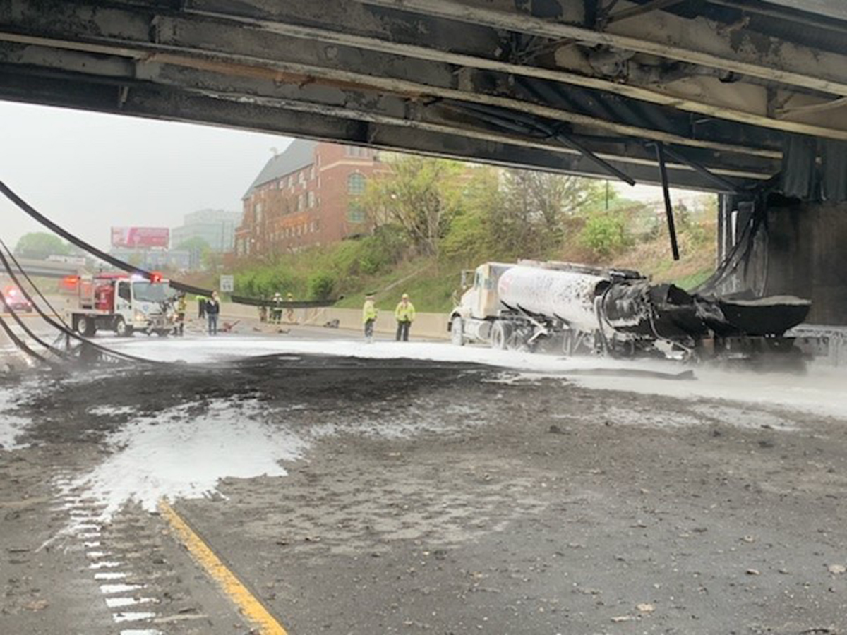Photos: Fiery crash closes I-95 in Norwalk – NBC Connecticut