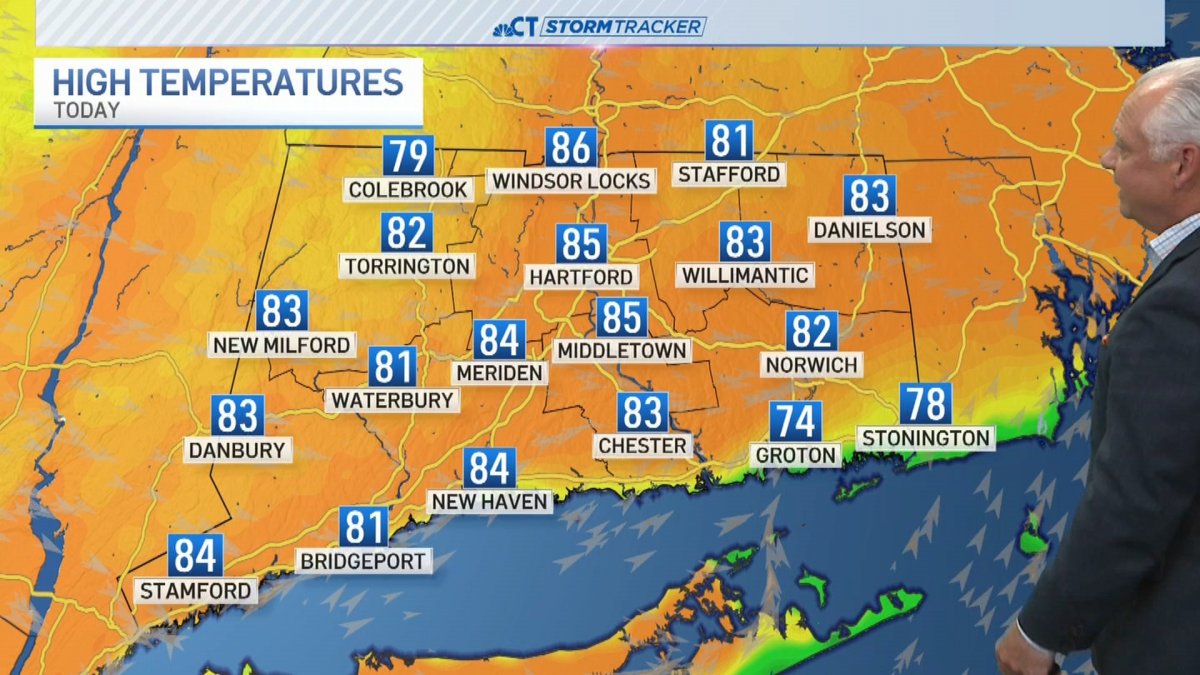 Afternoon forecast for May 24 – NBC Connecticut