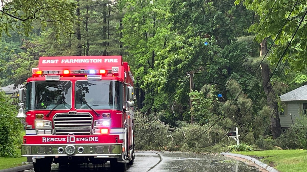 Strong storms cause damage in parts of Connecticut – NBC Connecticut