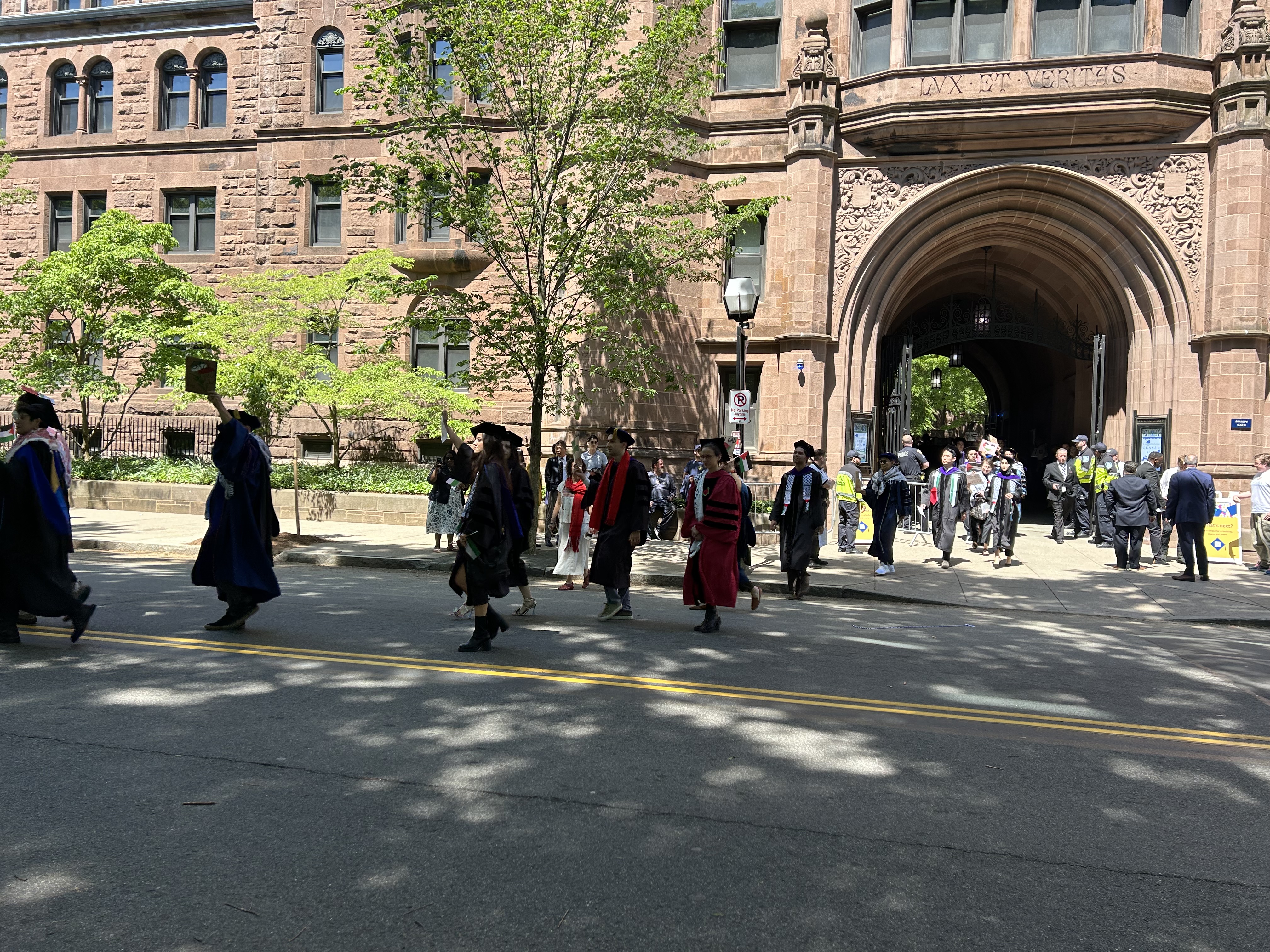 Dozens of pro-Palestinian protesters walk out of Yale graduation – NBC ...