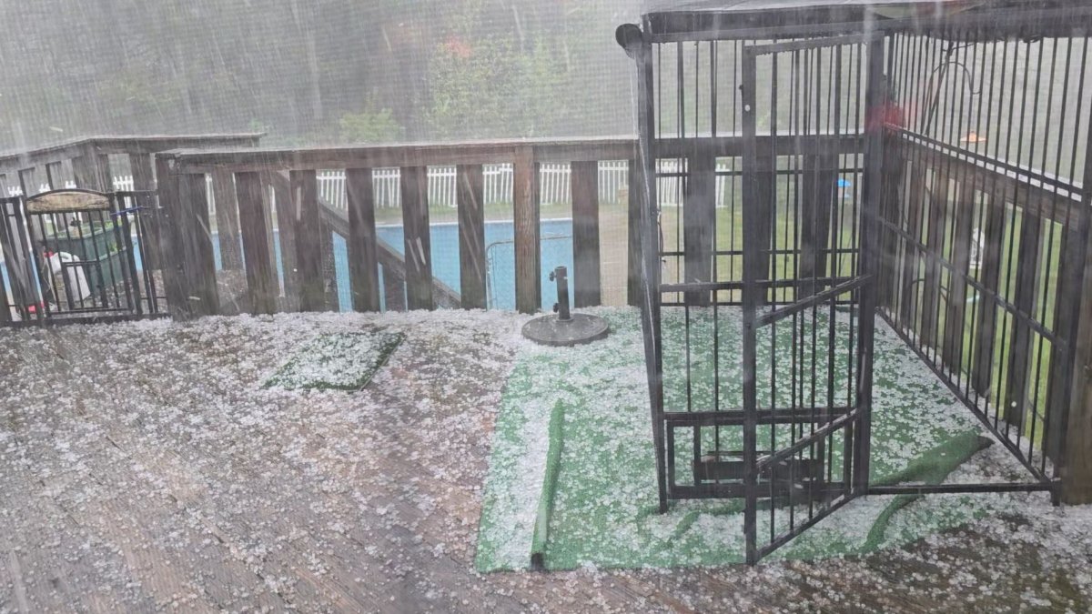 Strong thunderstorms drop hail in northeastern Connecticut – NBC ...