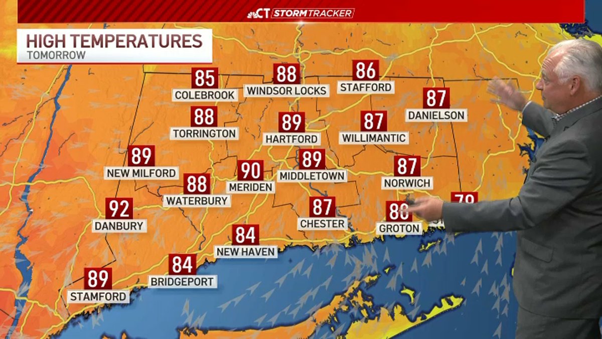 Afternoon forecast for June 21 – NBC Connecticut
