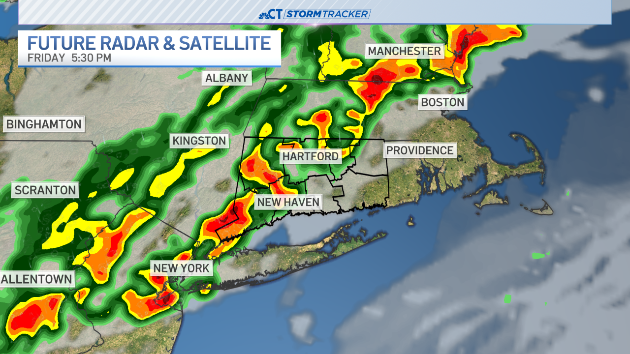 Tracking the potential for strong thunderstorms on Friday – NBC Connecticut
