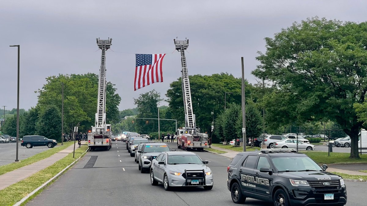 Photos: Funeral for Trooper First Class Aaron Pelletier – NBC Connecticut