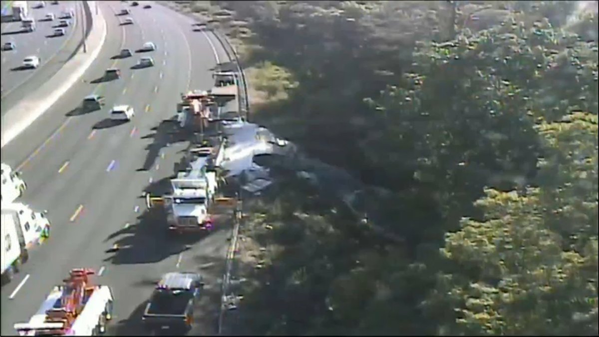 Truck rollover causing delays on I-84 East in Cheshire – NBC Connecticut