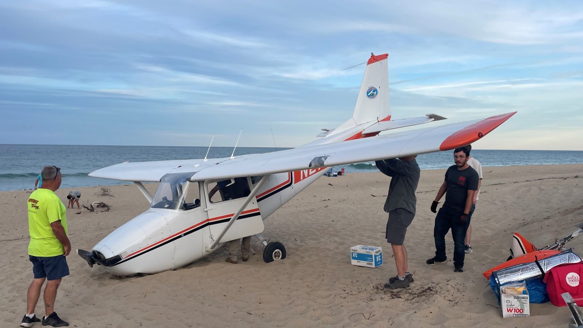 Small plane lands on beach near Eastham, Wellfleet – NBC Connecticut