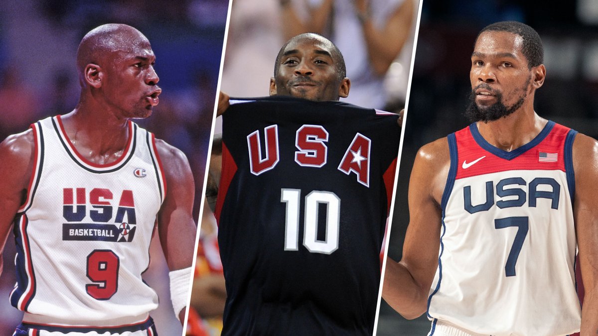 Team USA basketball jerseys throughout Olympic history – NBC Connecticut