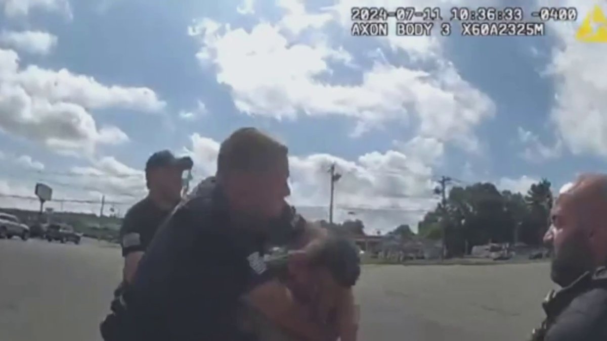Body Camera Footage Shows Suspect Biting Grabbing At Waterbury Officer
