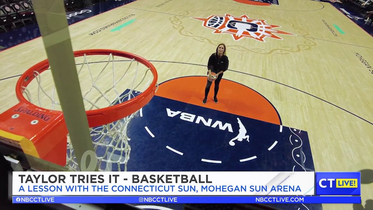 CT LIVE!: Taylor Tries It – Basketball – NBC Connecticut