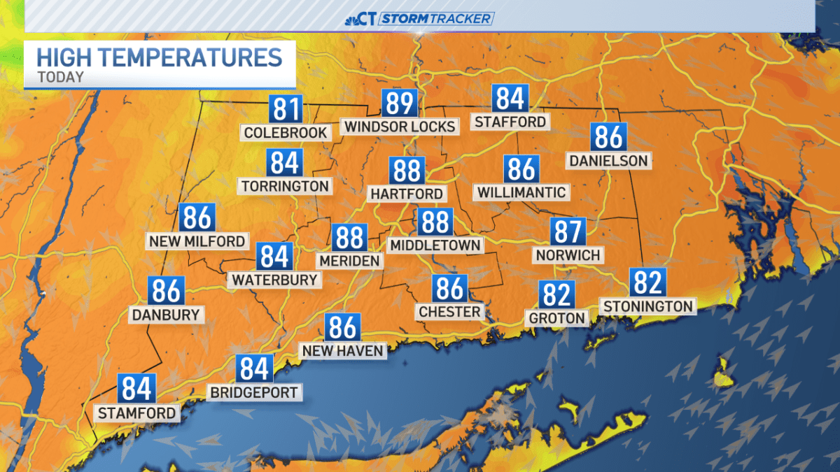 Warm temperatures to end the weekend, humidity and showers return this ...