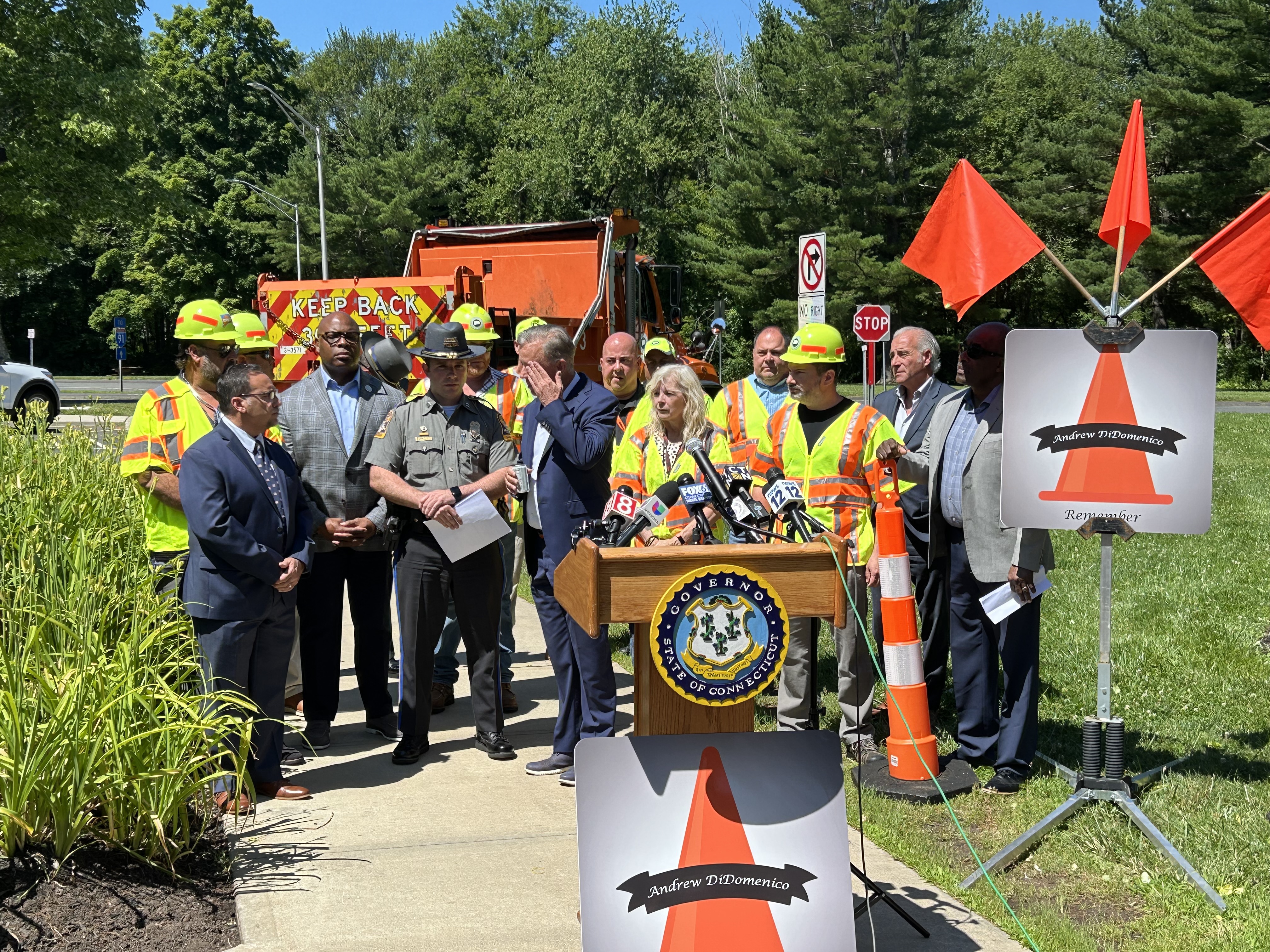 State leaders call for safer roads following the death of DOT employee ...