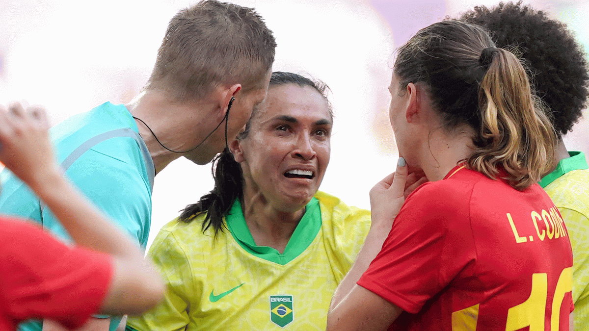 Marta receives a red card in what could be Brazil’s last match – NBC ...