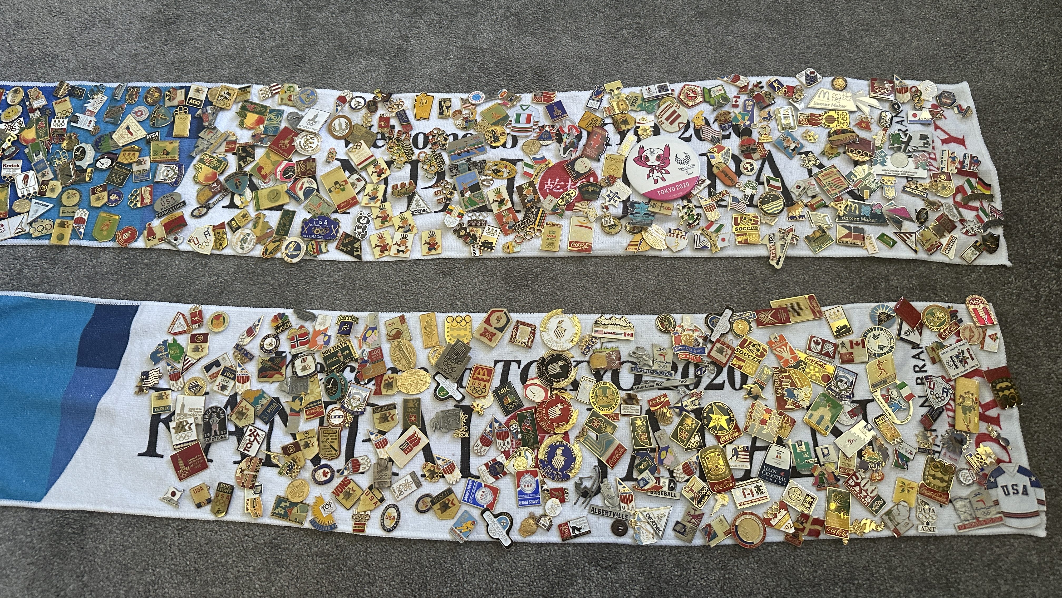 Why trading Olympic pins is popular among athletes in Paris – NBC ...