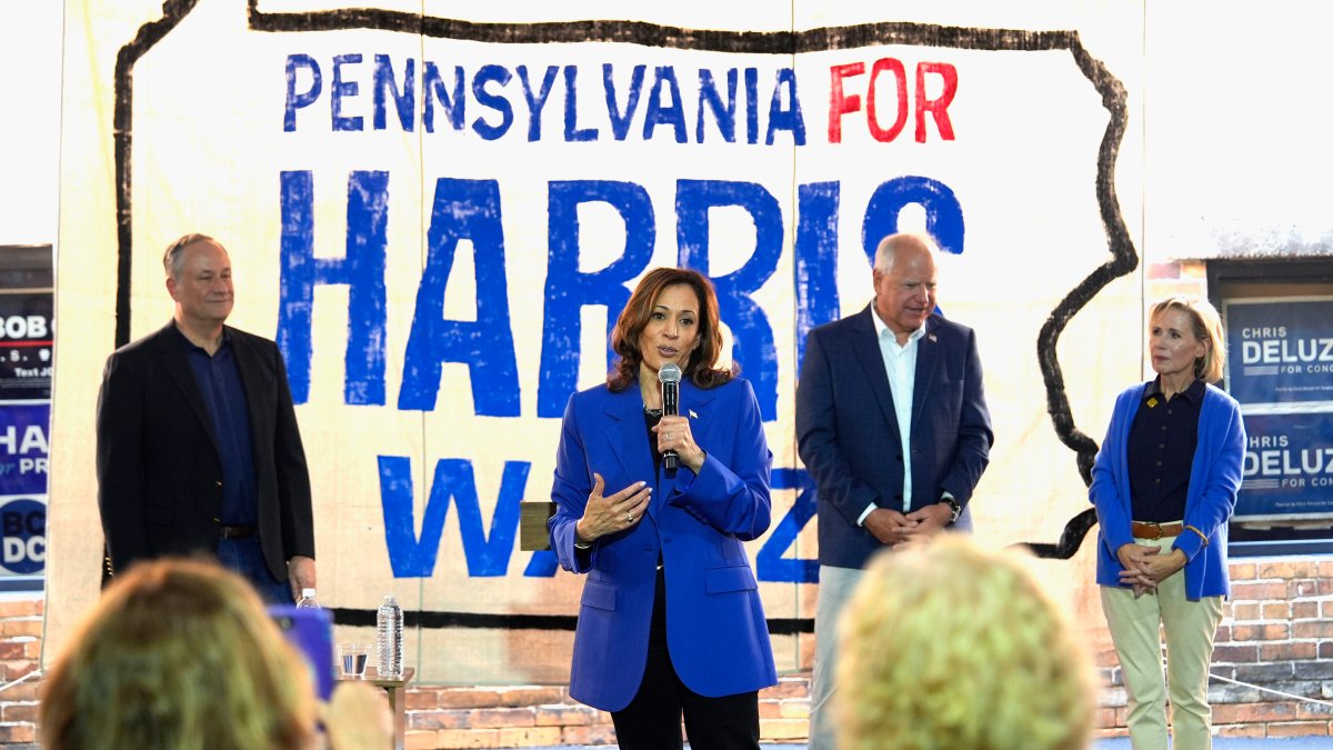 Harris and Walz campaign in western Pennsylvania – NBC Connecticut