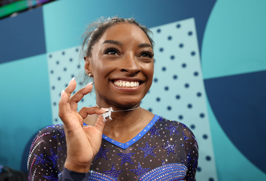 What does Simone Biles’ goat necklace mean? – NBC Connecticut