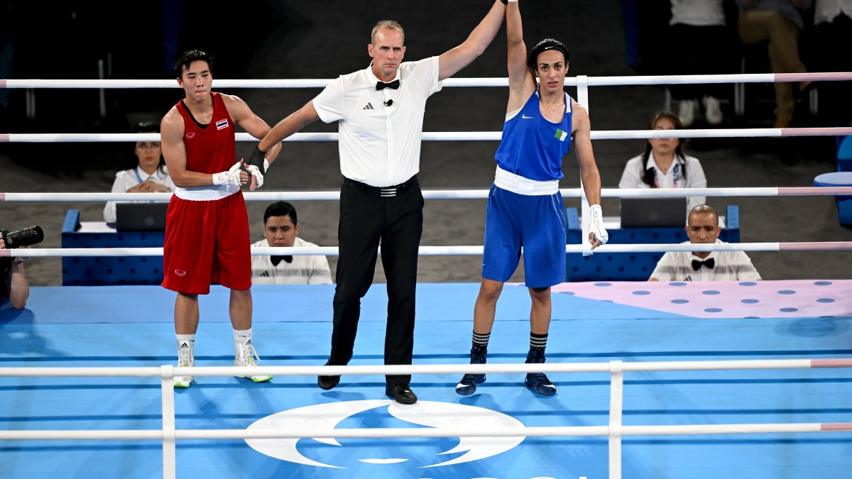 Algerian boxer Imane Khelif fights for Olympic gold medal Friday – NBC ...