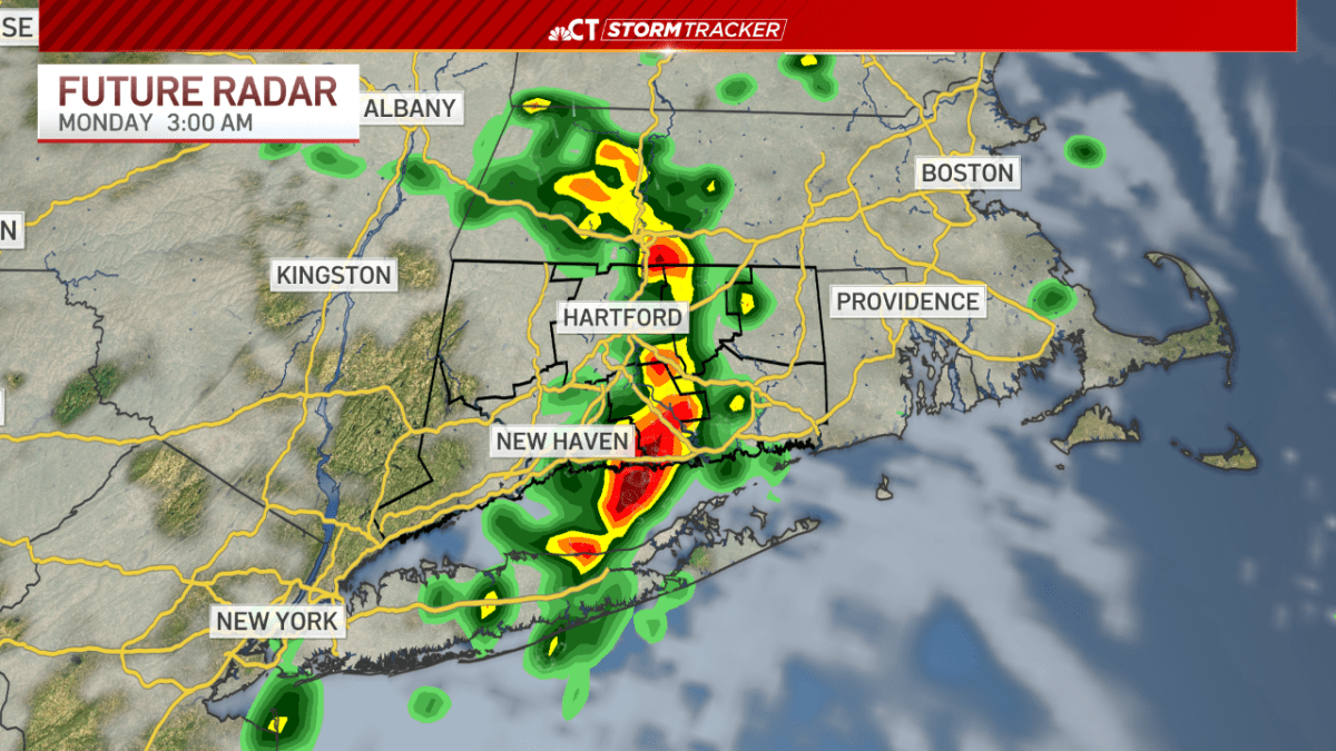Flash flood threat continues overnight in Connecticut – NBC Connecticut