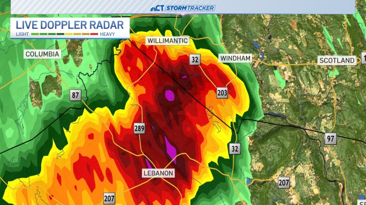 Scattered thunderstorms drop hail in several towns in Connecticut – NBC ...