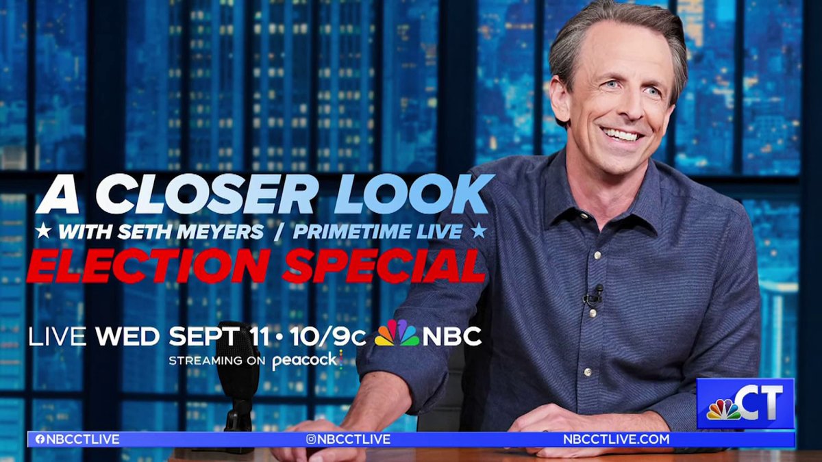 CT LIVE!: Seth Meyers Primetime Election Special – NBC Connecticut