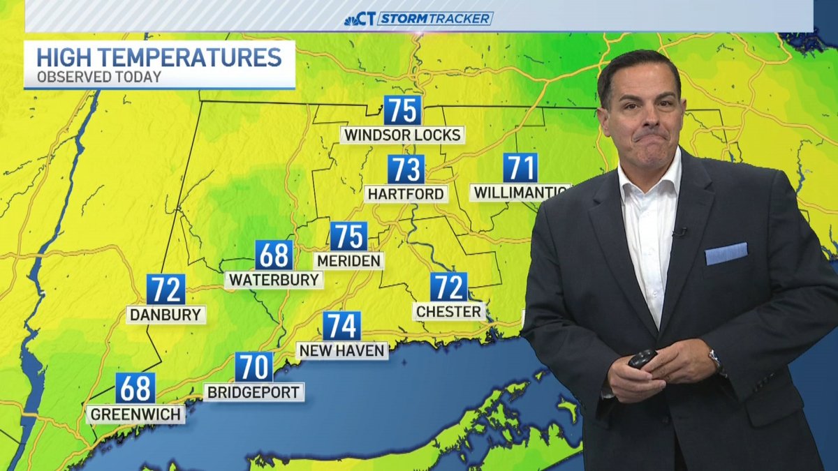Overnight Forecast for Oct. 1 – NBC Connecticut