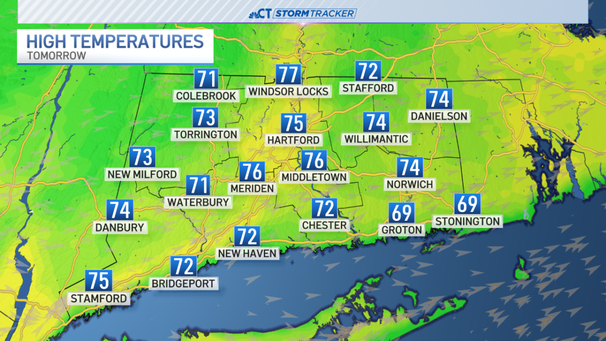 Warming temperatures and sunshine continue through the rest of the ...