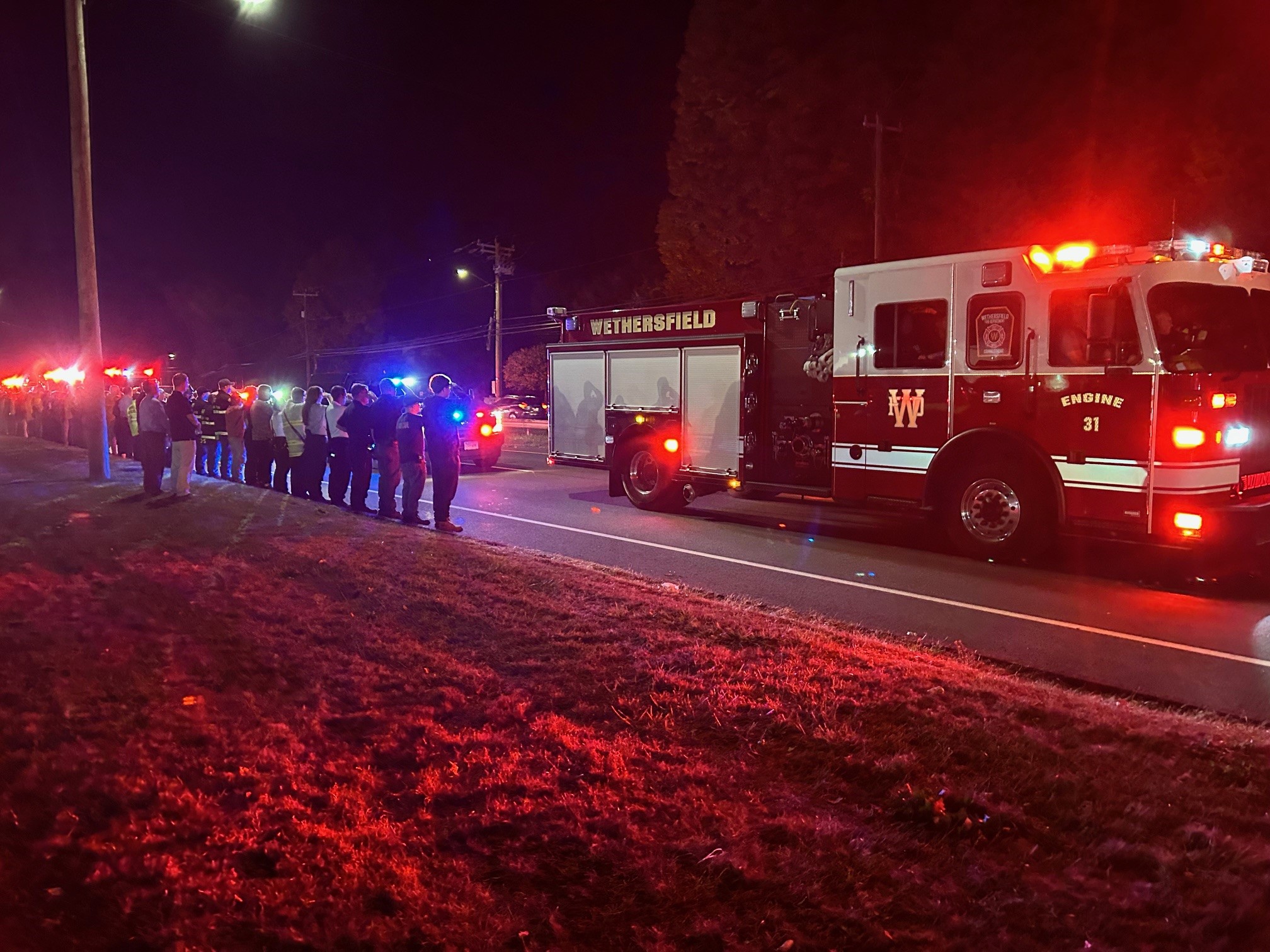 Photos: Procession held to honor fallen firefighter – NBC Connecticut