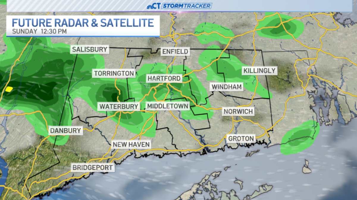 Rain expected overnight with clearing early Monday – NBC Connecticut